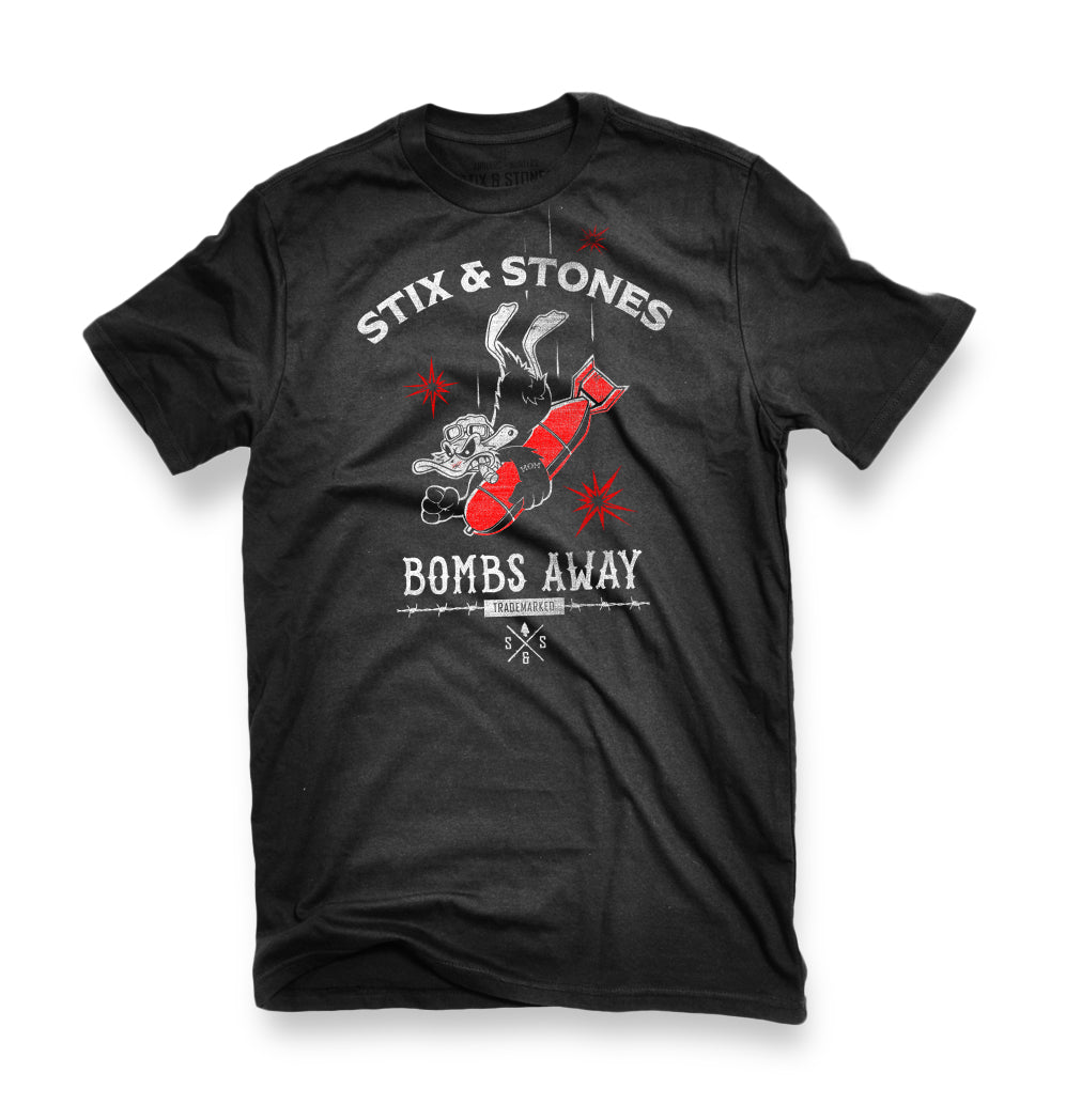 BOMBS AWAY – Stix & Stones